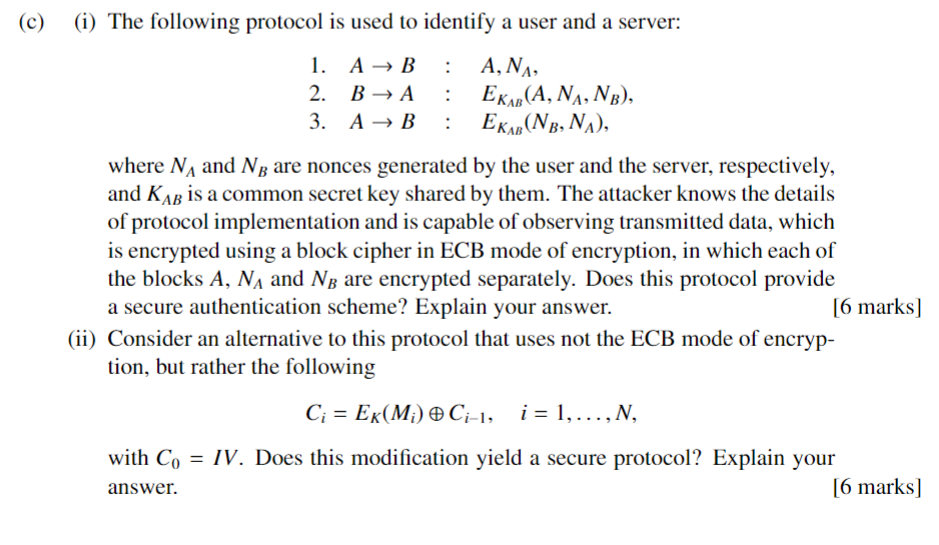 Solved A Consider The Following Version Of The Elgamal 