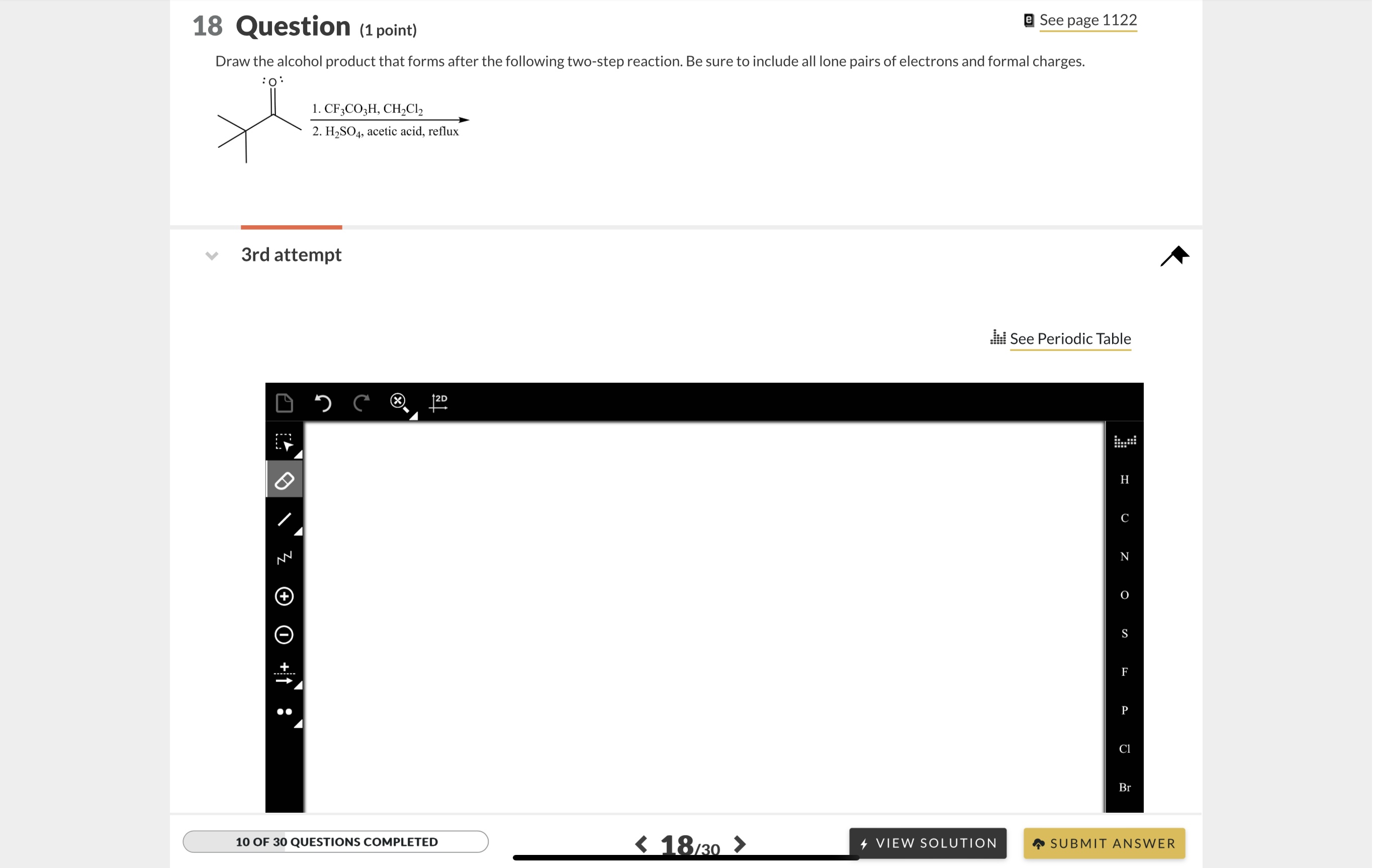 Solved Draw the alcohol product that forms after the | Chegg.com