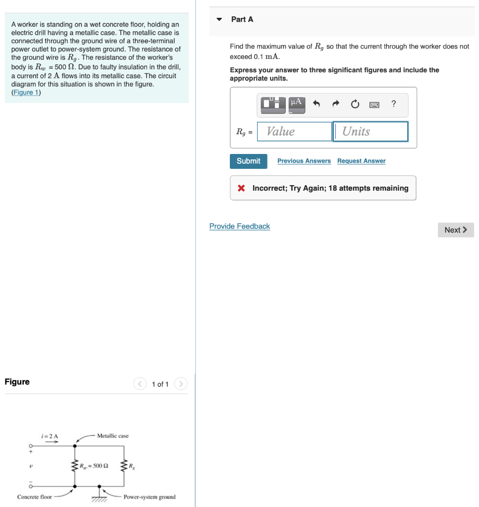 Solved \& Incorrect; Try Again; 18 attempts remaining | Chegg.com