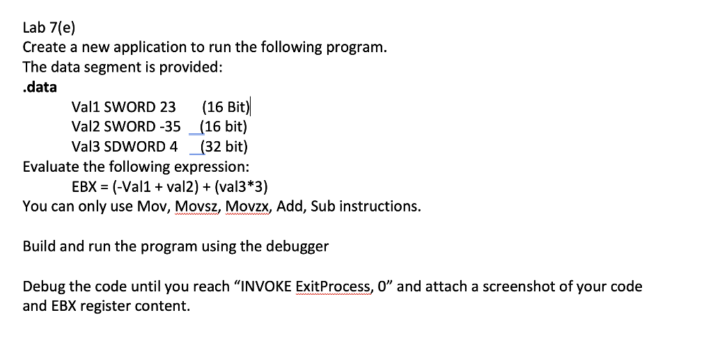 PLEASE USE ASSEMBLY LANGUAGE AND I HAVE SEEN THE | Chegg.com