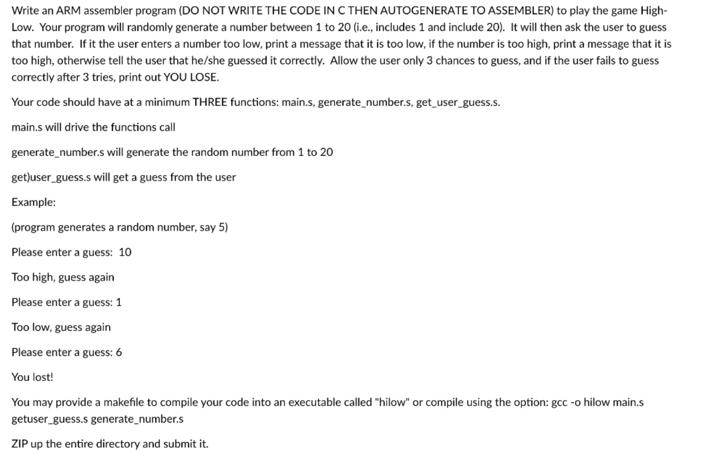 Solved Write an ARM assembler program (DO NOT WRITE THE CODE | Chegg.com Solved Write an ARM assembler program (DO NOT WRITE THE CODE | Chegg.com