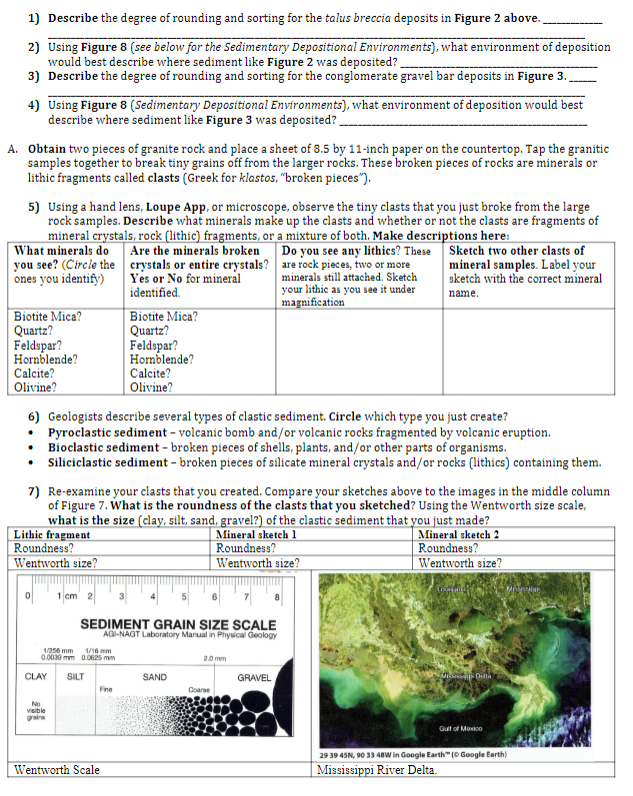 Solved 1) Describe the degree of rounding and sorting for | Chegg.com