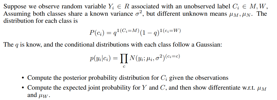 Solved Suppose we observe random variable YiinR associated | Chegg.com