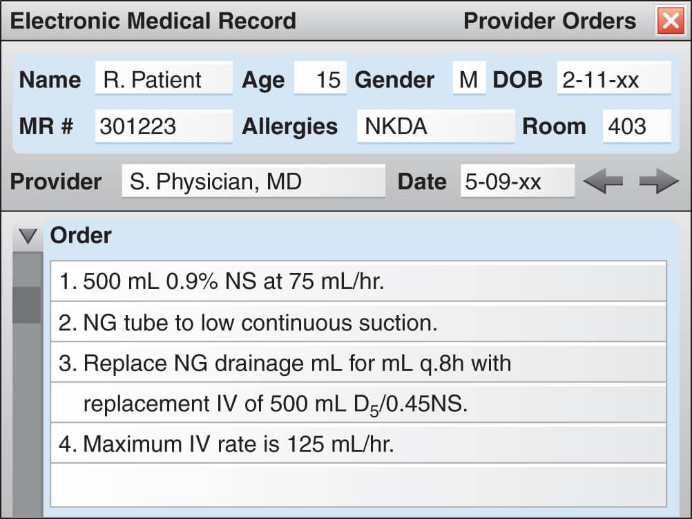 Solved The nurse has the following IV fluid replacement | Chegg.com