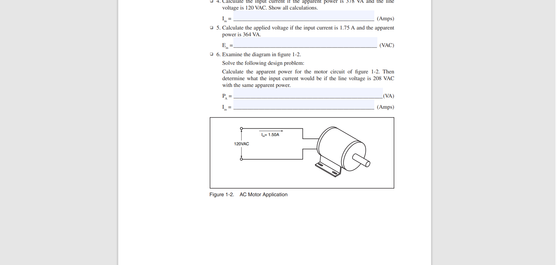 Solved a Examine the diagram in figure 1-2. Solve the | Chegg.com