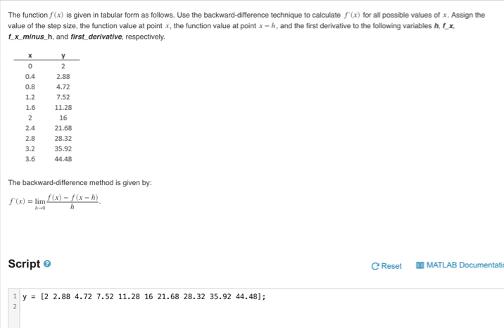 Solved Please assist with this MATLAB Code to get the | Chegg.com