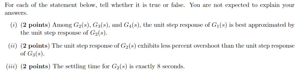 Solved 5) (6 points) Consider the following transfer | Chegg.com