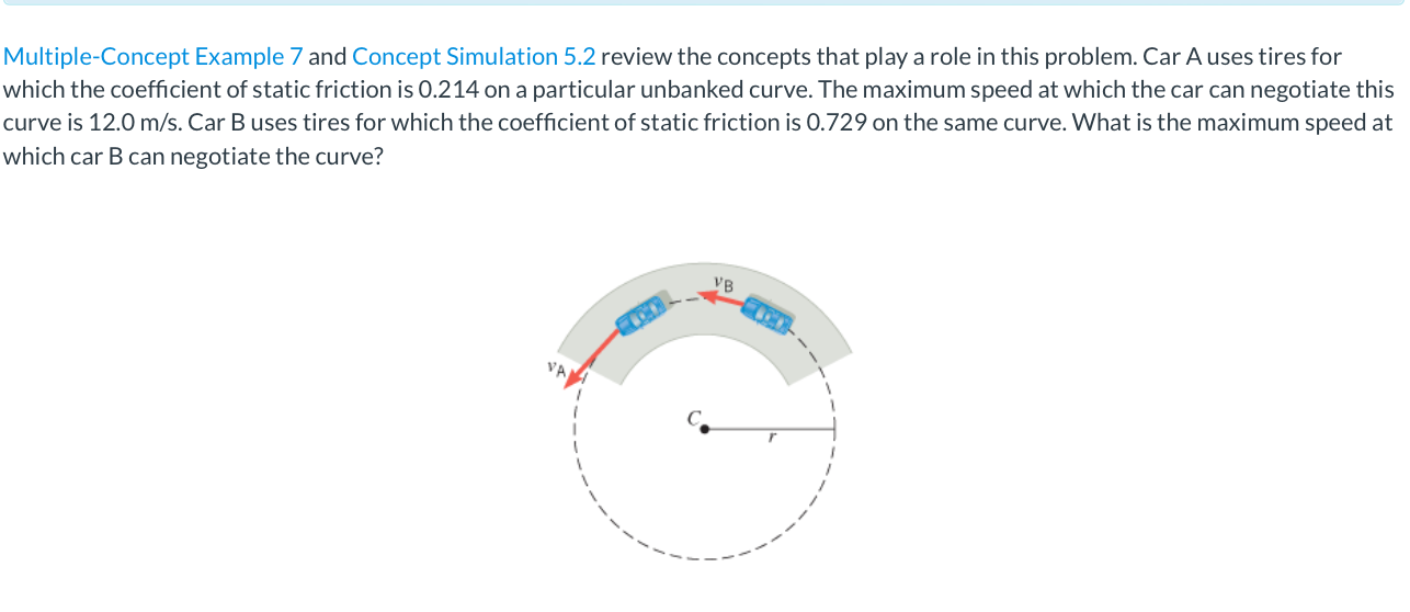 Solved Multiple-Concept Example 7 and Concept Simulation 5.2 | Chegg.com