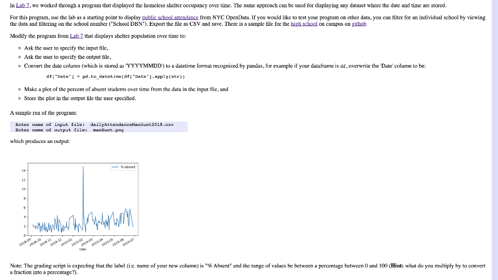 Solved In python import pandas as pd import | Chegg.com