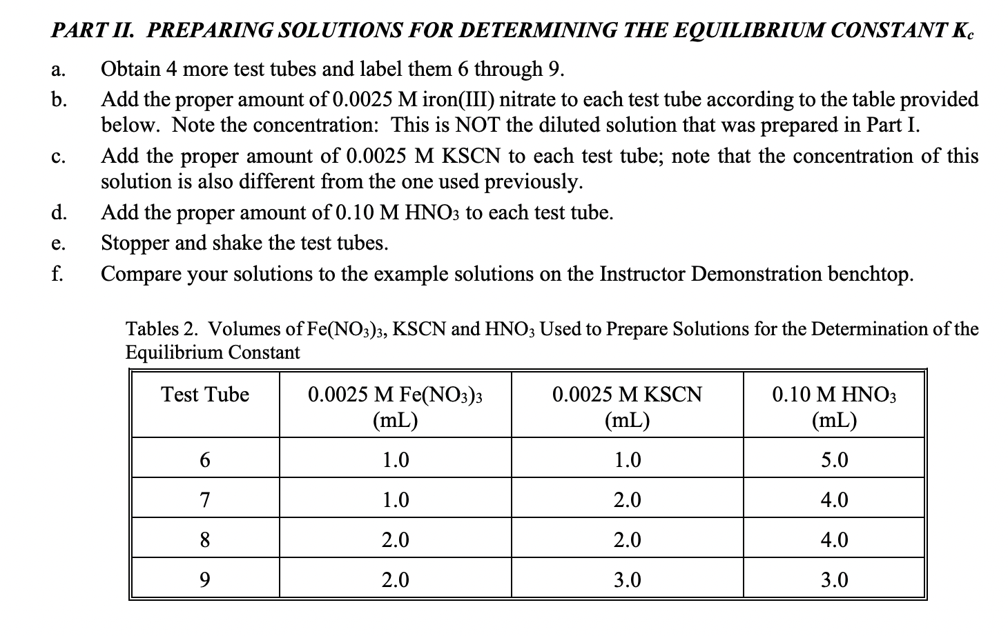 Solved Prepare a 0.00020M solution of Fe(NO3)3 Use a 2 mL | Chegg.com