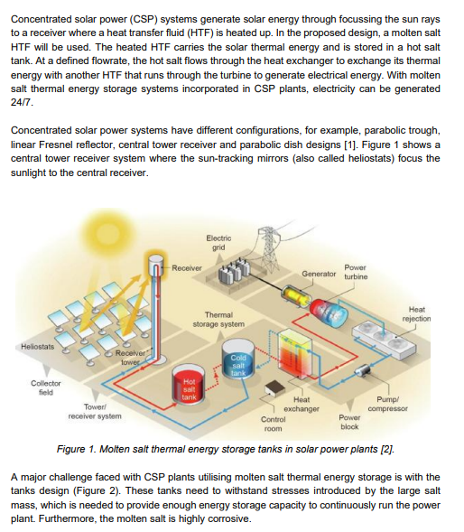 Concentrated solar power (CSP) systems generate solar | Chegg.com