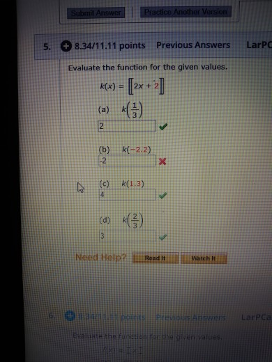 Solved Submit Answer Practice Another Version 5. + | Chegg.com