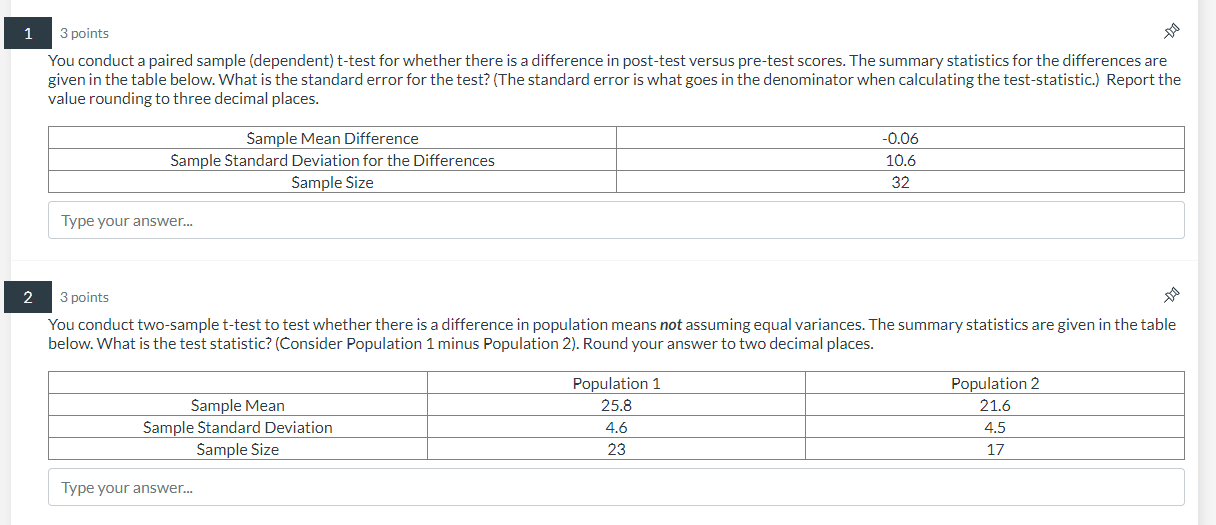 Solved You Conduct A Paired Sample Dependent T Test For