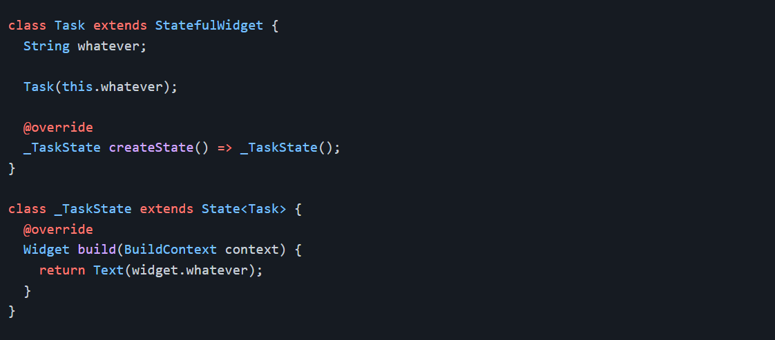 Solved REFACTORING** mport 'package:flutter/material.dart'; | Chegg.com