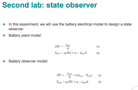 Hints for state observer design: System equation is: | Chegg.com