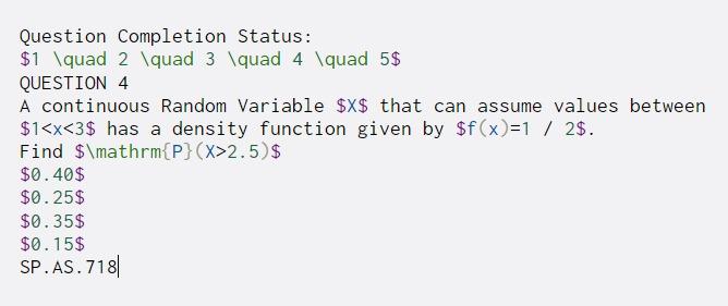 Solved Question Completion Status: $1 \quad 2 \quad 3 \quad | Chegg.com