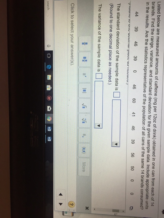 Solved Standard deviation, variation and multiple choice | Chegg.com