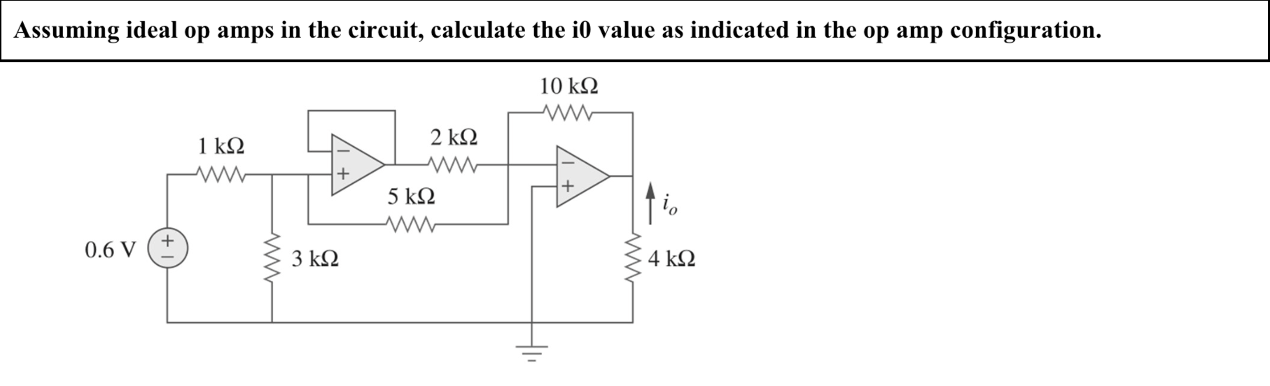 Solved Assuming ideal op amps in the circuit, calculate the | Chegg.com