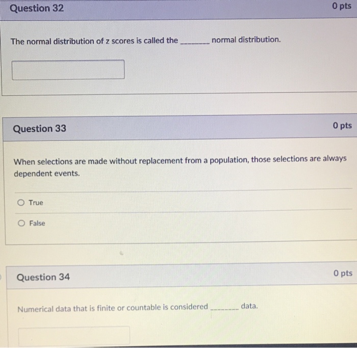 Solved Question 30 A voluntary response sample is good for | Chegg.com