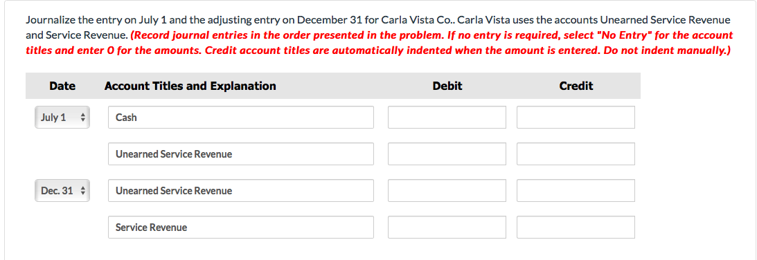 Journalize the entry on July 1 and the adjusting | Chegg.com