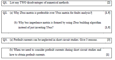 Solved Q1. List any TWO disadvantages of numerical methods. | Chegg.com