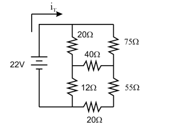 Solved Calculate the total current IT provided by the source | Chegg.com
