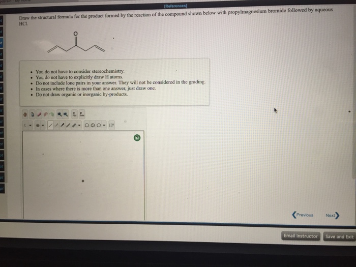 Solved Draw the structural formula for the product formed by | Chegg.com