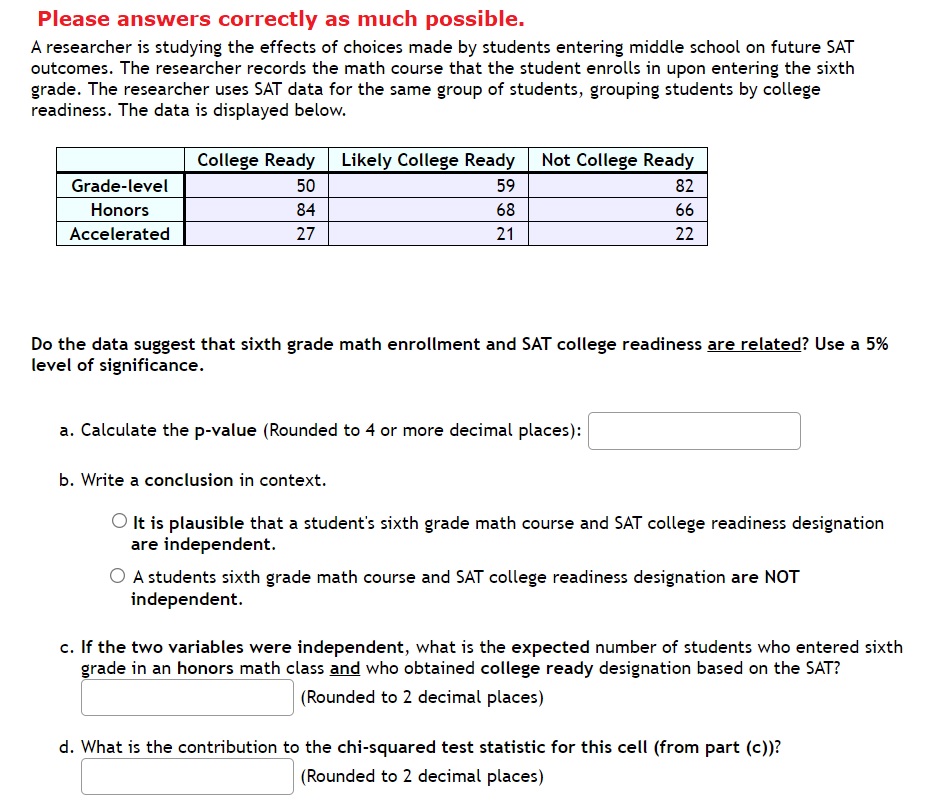 Solved Please answers correctly as much possible. A | Chegg.com