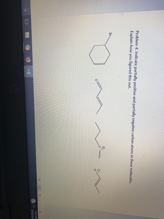 Solved Look for bond dipoles to identify partial positive | Chegg.com