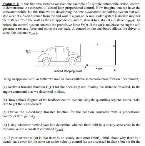 Solved Problem_L: In the first two lectures we used the | Chegg.com
