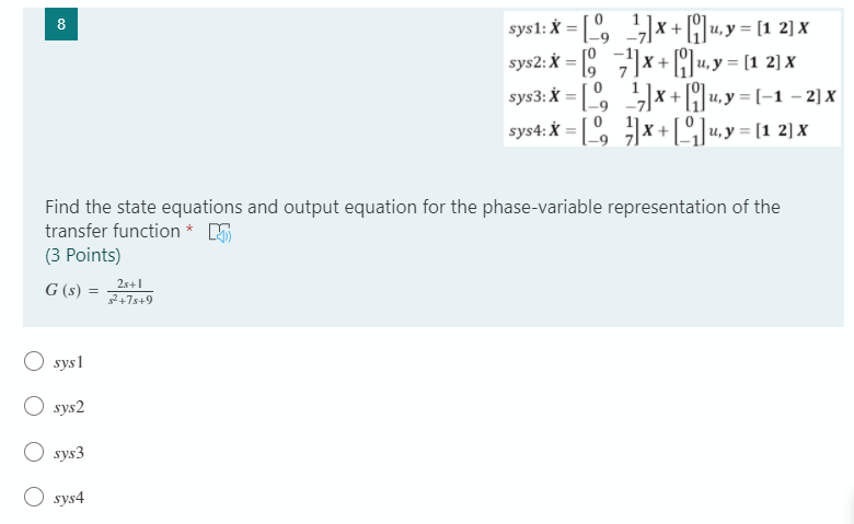 Solved Find the state equations and output equation for | Chegg.com