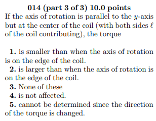 Solved 012 (part 1 of 3 ) 10.0 points A rectangular loop | Chegg.com