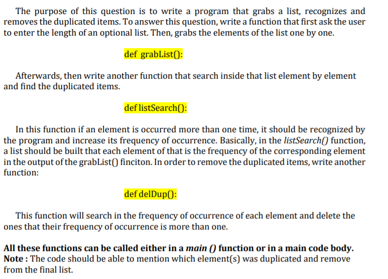 Solved The purpose of this question is to write a program | Chegg.com