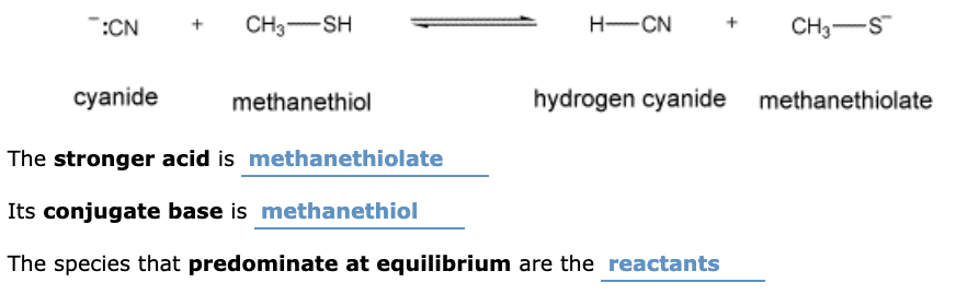 Solved :CN CH-SH H-CN CH3-5 cyanide methanethiol hydrogen | Chegg.com