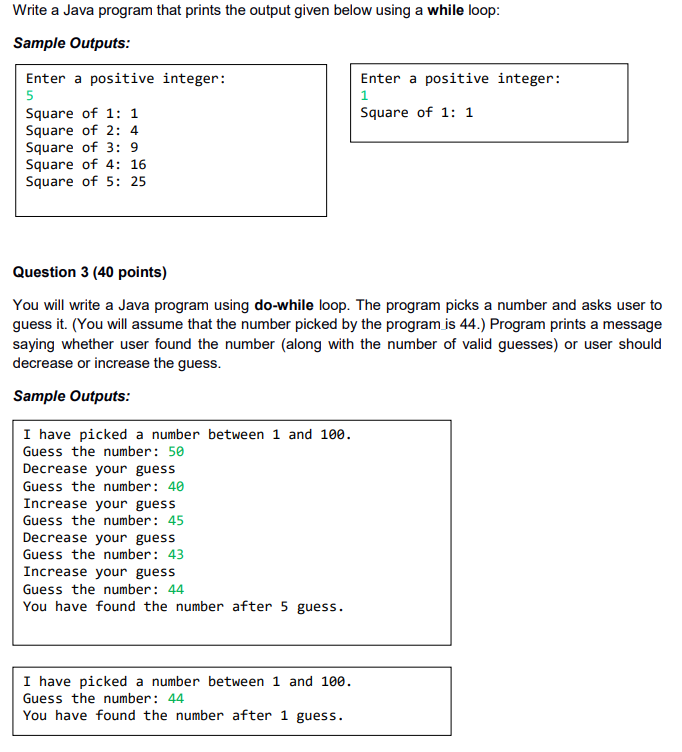 Solved can be seen both in the code and in the sample | Chegg.com