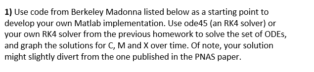 Solved Use Matlab for all questions, include graphs and | Chegg.com