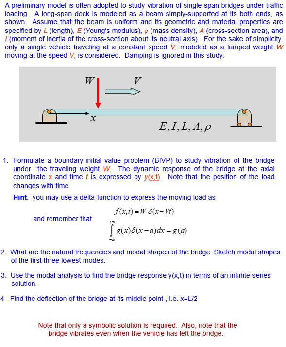 A preliminary model is often adopted to study | Chegg.com