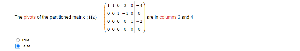 Solved A linear system with the corresponding partitioned | Chegg.com