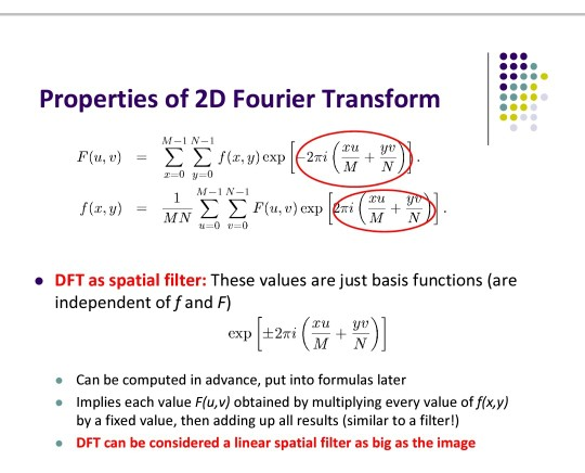 2D DFT Implementation (Matlab) Implement the | Chegg.com