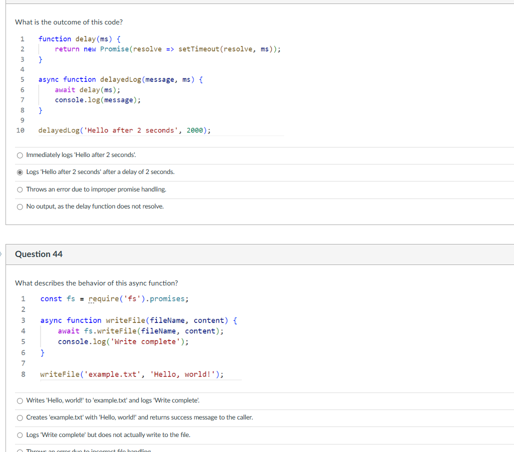 Solved What is the outcome of this code?function | Chegg.com