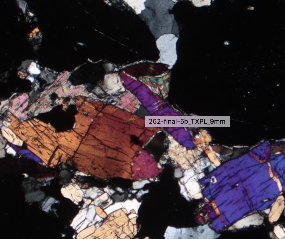 Solved a) What 4 minerals are present? /4 b) One of these | Chegg.com