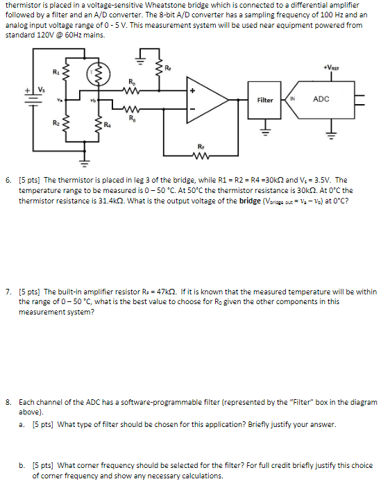 thermistor is placed in a voltage-sensitive | Chegg.com