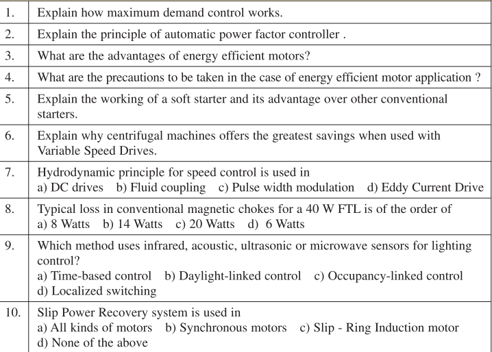 Solved Explain how maximum demand control works. 2. Explain | Chegg.com