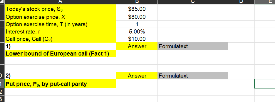Solved A European call with X=80 ﻿and the time to expiration | Chegg.com