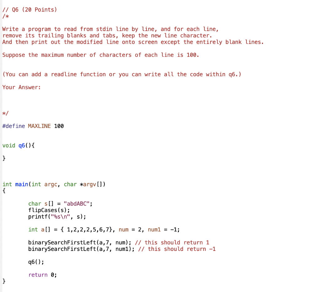 Solved 06 20 Points Write A Program To Read From