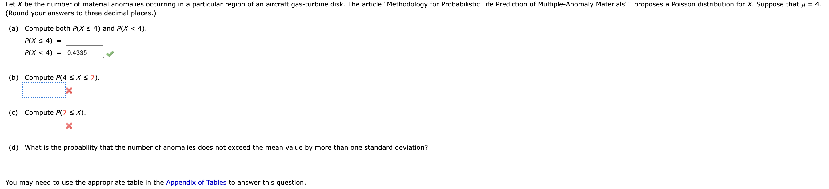 Solved (Round your answers to three decimal places.) (a) | Chegg.com