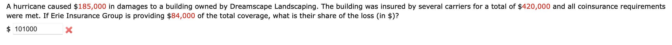 Solved If Yolanda's insurance company cancels her fire | Chegg.com