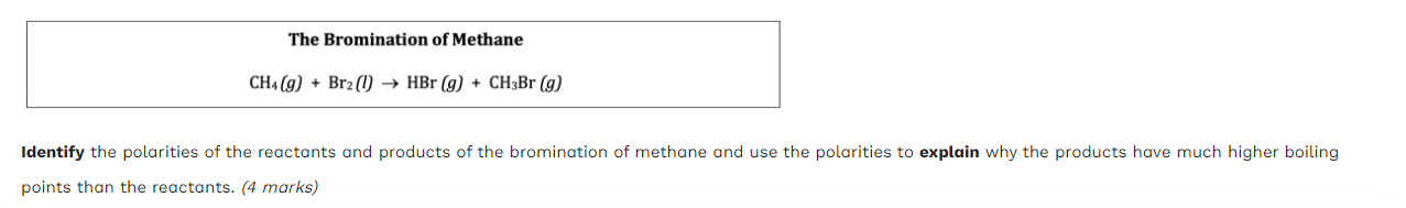 Solved The Bromination of Methane | Chegg.com
