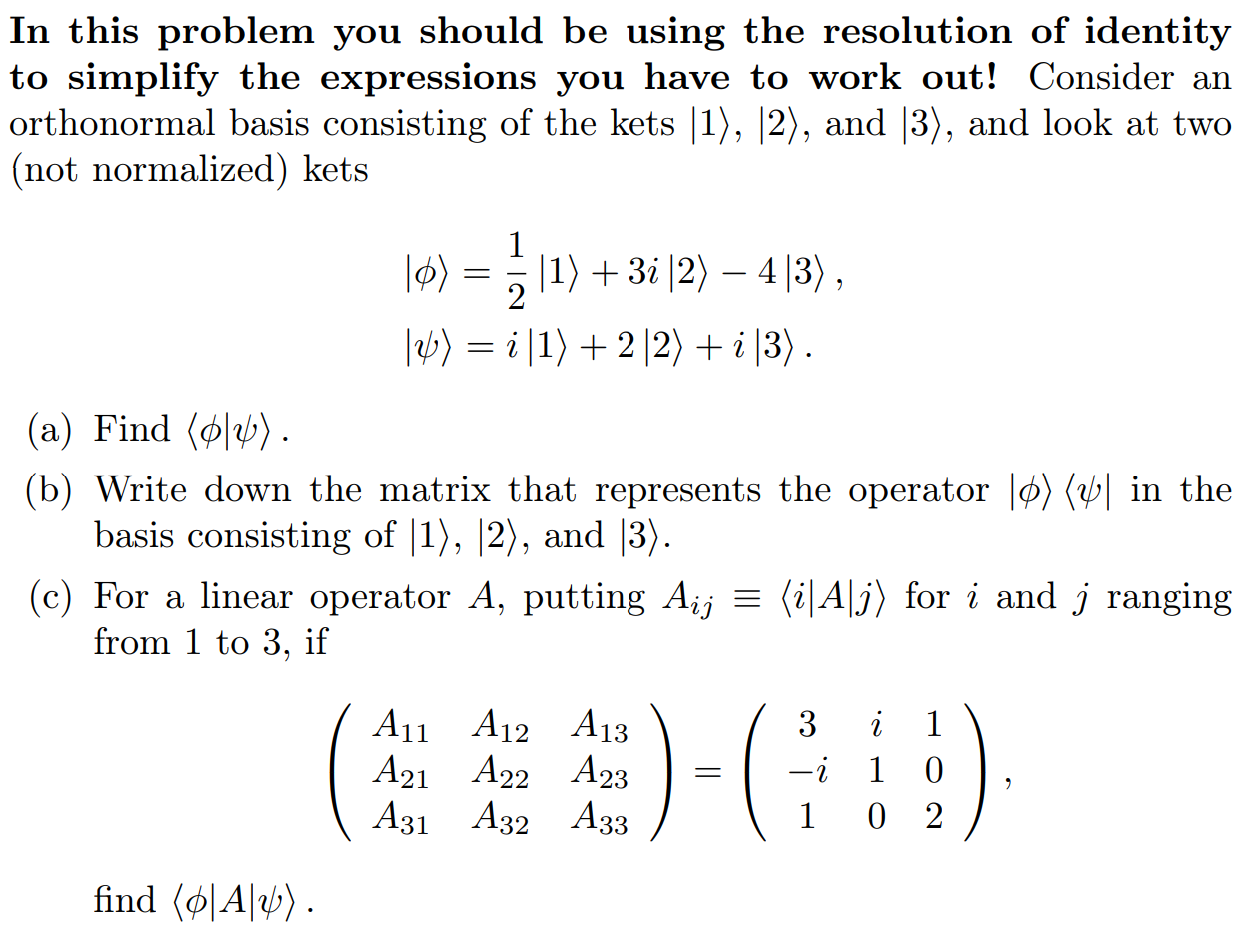 Solved In this problem you should be using the resolution of | Chegg.com