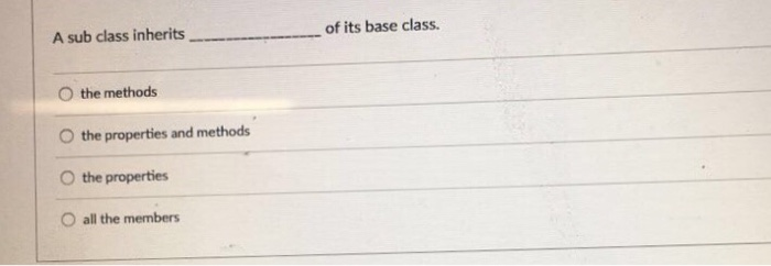 Solved access modifier must be used When defining a property | Chegg.com